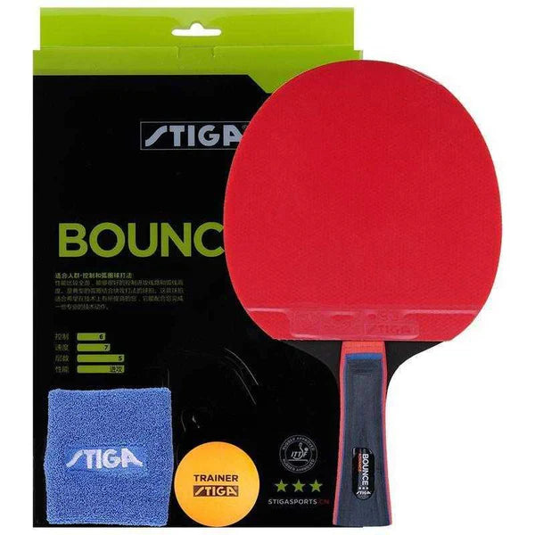 STIGA PRO BOUNCE 3 STARS TABLETENNIS BAT – Badeq Shop